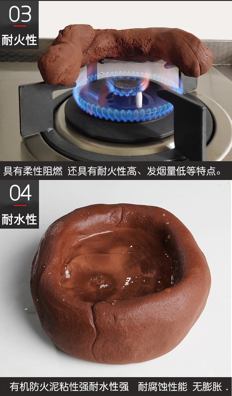 冰禹 防火泥 BYyn-500 20kg 1包