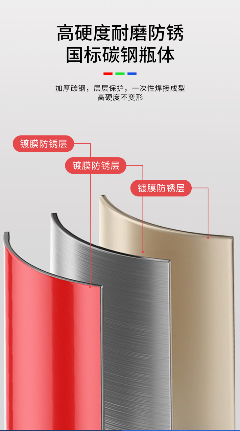 海天消防 手提干粉灭火器 MF/ABCE5 25年新国标5kg 1个